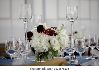 Classy Wedding Settingtable Setting Reception Setting Stock Photo ...