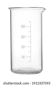 Clean Empty Beaker Isolated On White Stock Photo (Edit Now) 1915337593
