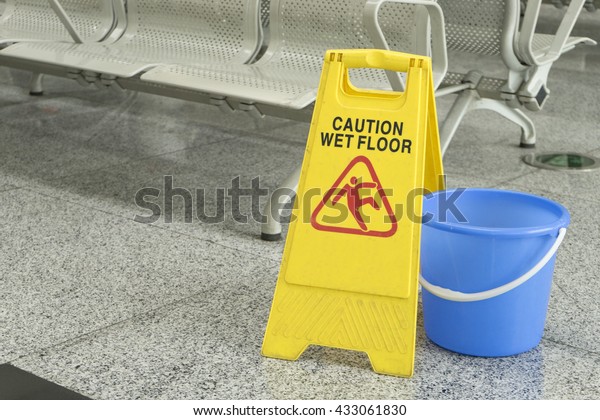Cleaning Progress Caution Sign Stock Photo 433061830 | Shutterstock
