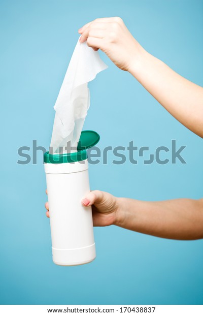 Cleaning Pulling Out Cleaning Wipe Stock Photo 170438837 | Shutterstock
