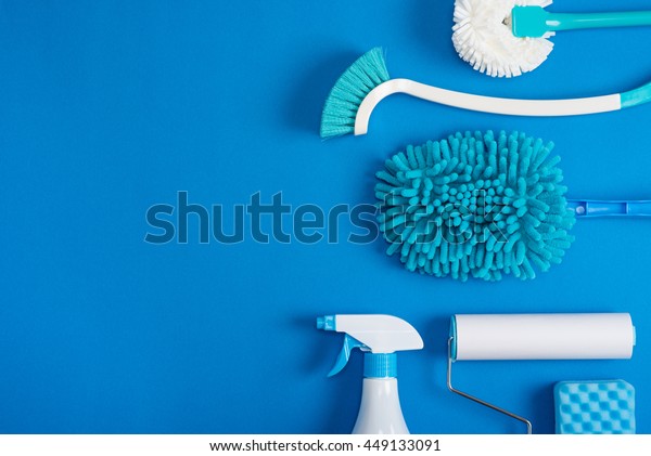 Cleaning Tools Layout Stock Photo 449133091 | Shutterstock