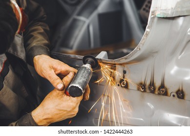 Cleaning Weld Processing Welding Seams Pneumatic Stock Photo (Edit Now ...