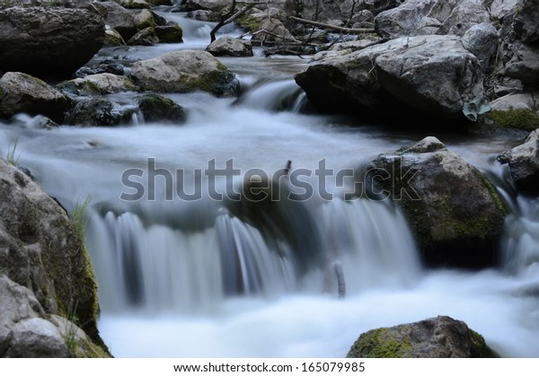 Clear Cold Stream Time Lapse Slow Stock Photo (Edit Now) 165079985