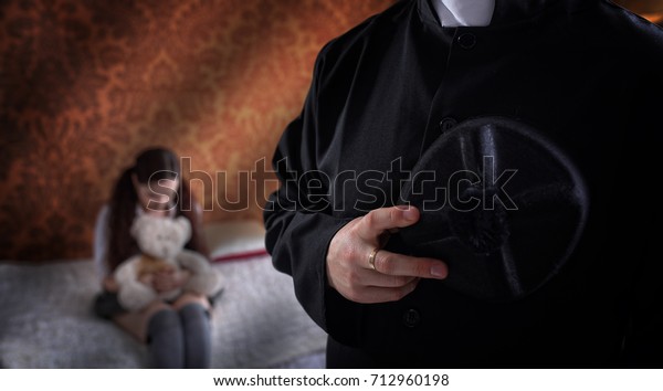 Cleric Crying Child Stock Photo 712960198 | Shutterstock