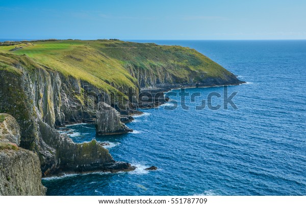 Cliffs Old Head County Cork Ireland Stock Photo 551787709 | Shutterstock