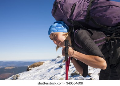 Climber Backpack Has Rest Stock Photo 340554608 | Shutterstock