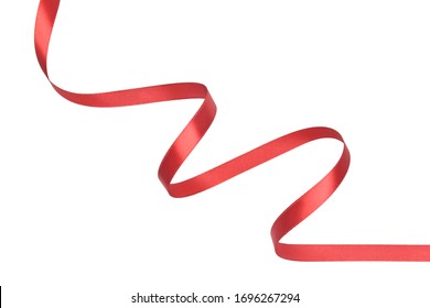 Clipping Path Flat Lay Red Ribbon Stock Photo 1696267294 | Shutterstock
