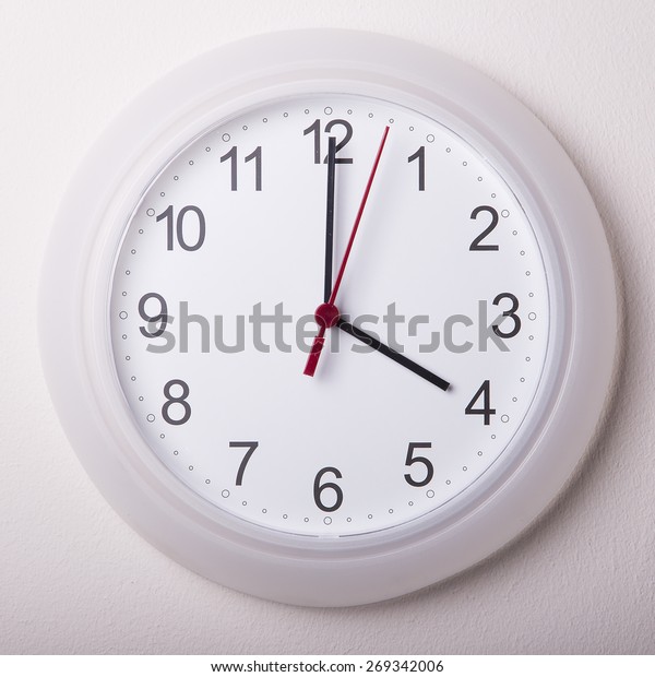 Clock 4 Oclock Stock Photo (Edit Now) 269342006
