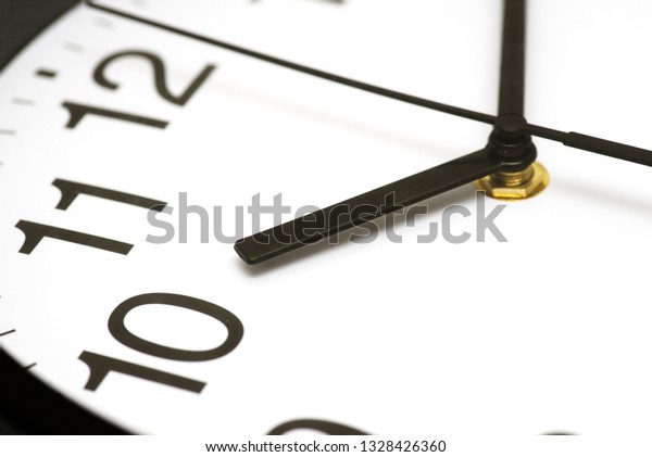 Clock Face Close On Clockwise Time Stock Photo 1328426360 | Shutterstock