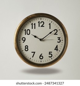 30 Degree Side Viewround Clock Saying AI 생성 이미지 2320882869 | Shutterstock