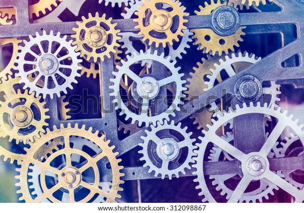 Clock Gear Set Close Stock Photo 312098867 | Shutterstock