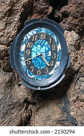Clock Hung Inside Cave Wall Stock Photo 2150294 | Shutterstock