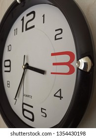 Clock Side View Stock Photo (Edit Now) 1354430198