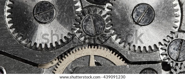 Clockwork Mechanical Watch High Resolution Detail Stock Photo 439091230 ...