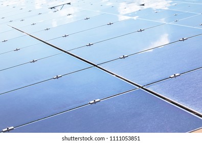 Close Array Solar Cells Amorphous Silicon Stock Photo 1111053851 ...