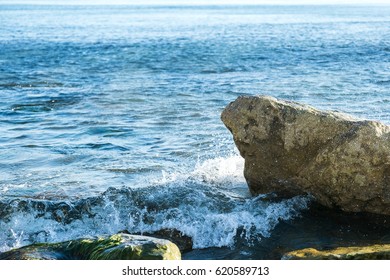 Close Big Rock Stack Black Sea Stock Photo 620589713 | Shutterstock