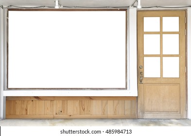 Close Blank Space Window On Empty Stock Photo 485984713 | Shutterstock
