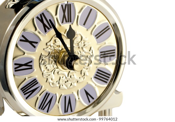 Close Clock Face Showing Five Minutes Stock Photo 99764012 | Shutterstock