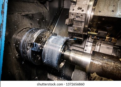 Close Cnc Machine Work Stock Photo 1372656860 | Shutterstock