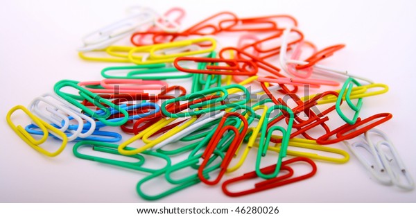 Close Colored Clips Stock Photo 46280026 | Shutterstock