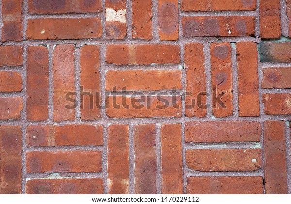 Close Cross Hatch Pattern Brick Wall Stock Photo (Edit Now) 1470229112