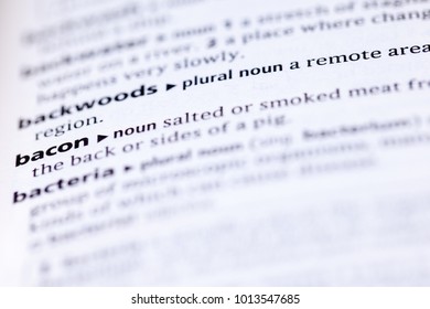 16 Bacon definition Images, Stock Photos & Vectors | Shutterstock