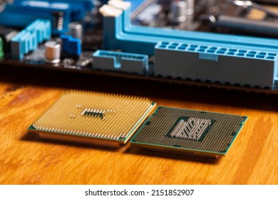 Close Difference Between Pgaleft Lgaright Cpu Stock Photo 2151852907 ...