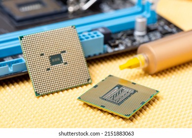 Close Difference Between Pgaleft Lgaright Cpu Stock Photo 2151883063 ...