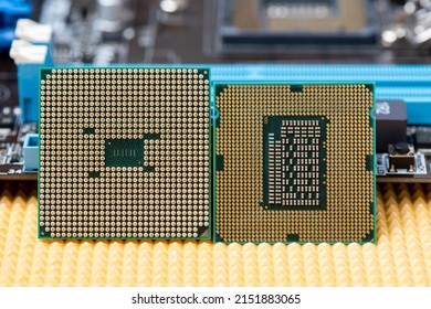 Close Difference Between Pgaleft Lgaright Cpu Stock Photo 2151883065 ...