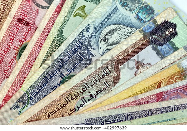 Close Different Dirhams Currency Note Coins Stock Photo (Edit Now ...