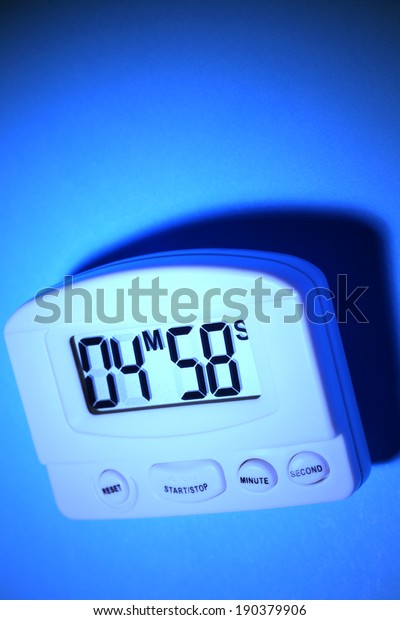 Close Digital Timer Clock Stock Photo 190379906 | Shutterstock
