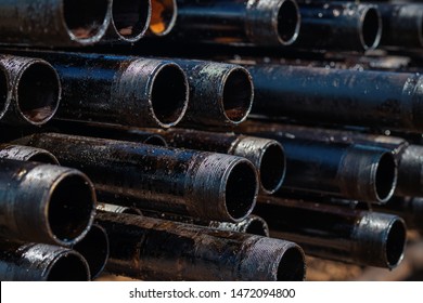 View Drilling Pipes Casing Tubing Stacked 스톡 사진 1484223614 | Shutterstock