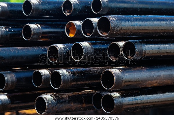 Close Drill Pipe Thread Pipe Dope Stock Photo 1485590396 | Shutterstock