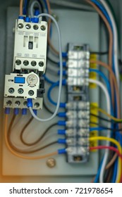 Close Electrical Control Panel Fuse Box Stock Photo 721978654 ...