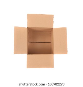 Close Empty Box Isolated On White Stock Photo 188982293 | Shutterstock