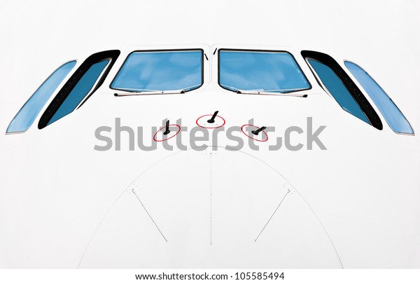 Close Front View Pilot Cabin Modern Stock Photo 105585494 | Shutterstock