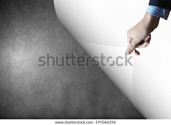 Close Hand Pulling Paper List Stock Photo 195066296 | Shutterstock