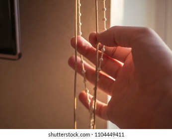 41 Close up hand open window black out in the morning Images, Stock ...