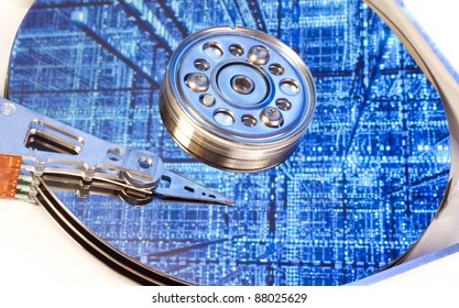 Close Hard Disk Abstract Reflection Stock Photo 88025629 | Shutterstock