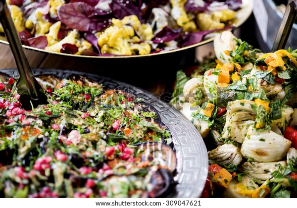 Close Image Assorted Salads Buffet Stock Photo 309047621 | Shutterstock