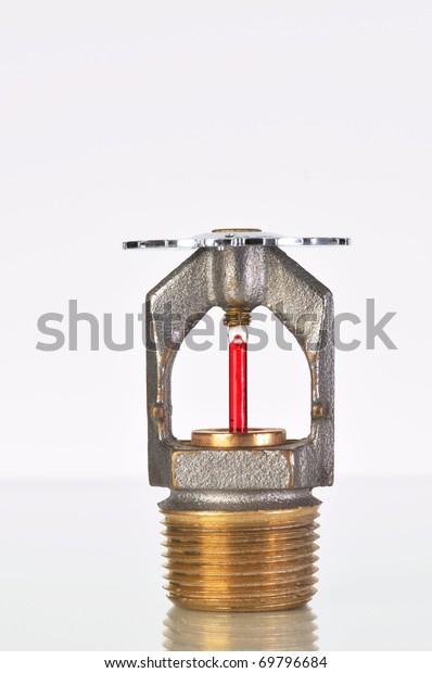 Close Image Fire Sprinkler Fire Background Stock Photo 69796684 ...