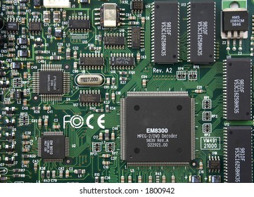 Close Integrated Circuits Board Stock Photo 1800942 | Shutterstock