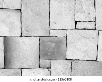 Close Interlocking Stone Wall Textured Background Stock Photo 11563108 ...