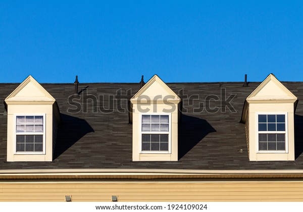 Close Isolated Image Three False Dormer Stock Photo 1924109024 ...