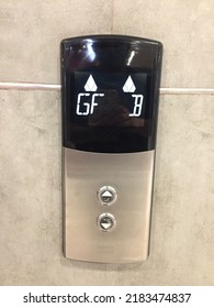 Close Lift Down Button Elevator Stock Photo 2183474837 | Shutterstock
