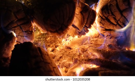 Close Look Inside Campfire Stock Photo 1012035208 | Shutterstock