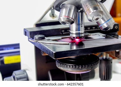 Close Microscope Laboratory Stock Photo 642357601 | Shutterstock