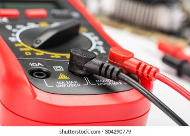 Multimeters Selector Switched Dc Current Measurement Foto Stok ...