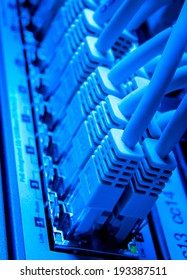 Close Network Cables Connected Switch Stock Photo 193387511 | Shutterstock