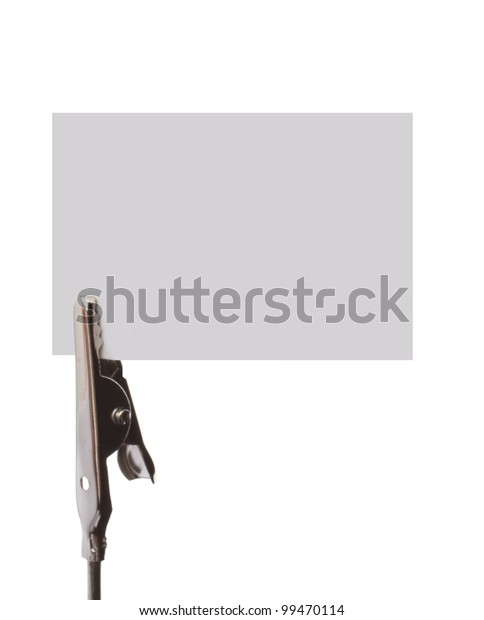 Close Note Paper Tacking Pin On Stock Photo 99470114 | Shutterstock